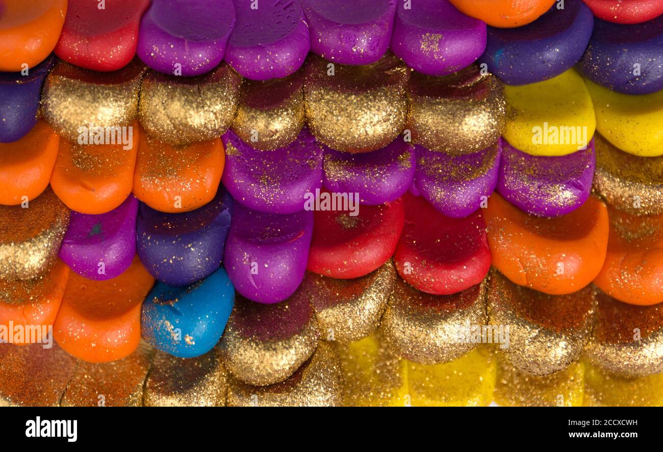 Colorful plasticine scale background. Close up texture Stock Photo - Alamy