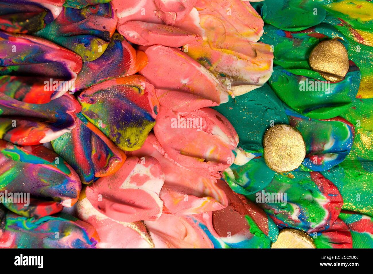 Colorful plasticine scale background. Close up texture Stock Photo - Alamy