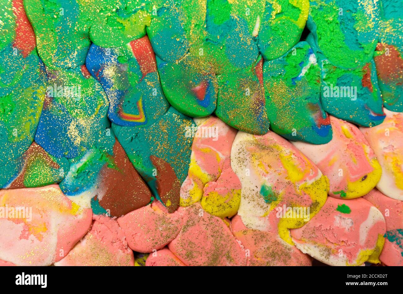 Colorful plasticine scale background. Close up texture Stock Photo - Alamy