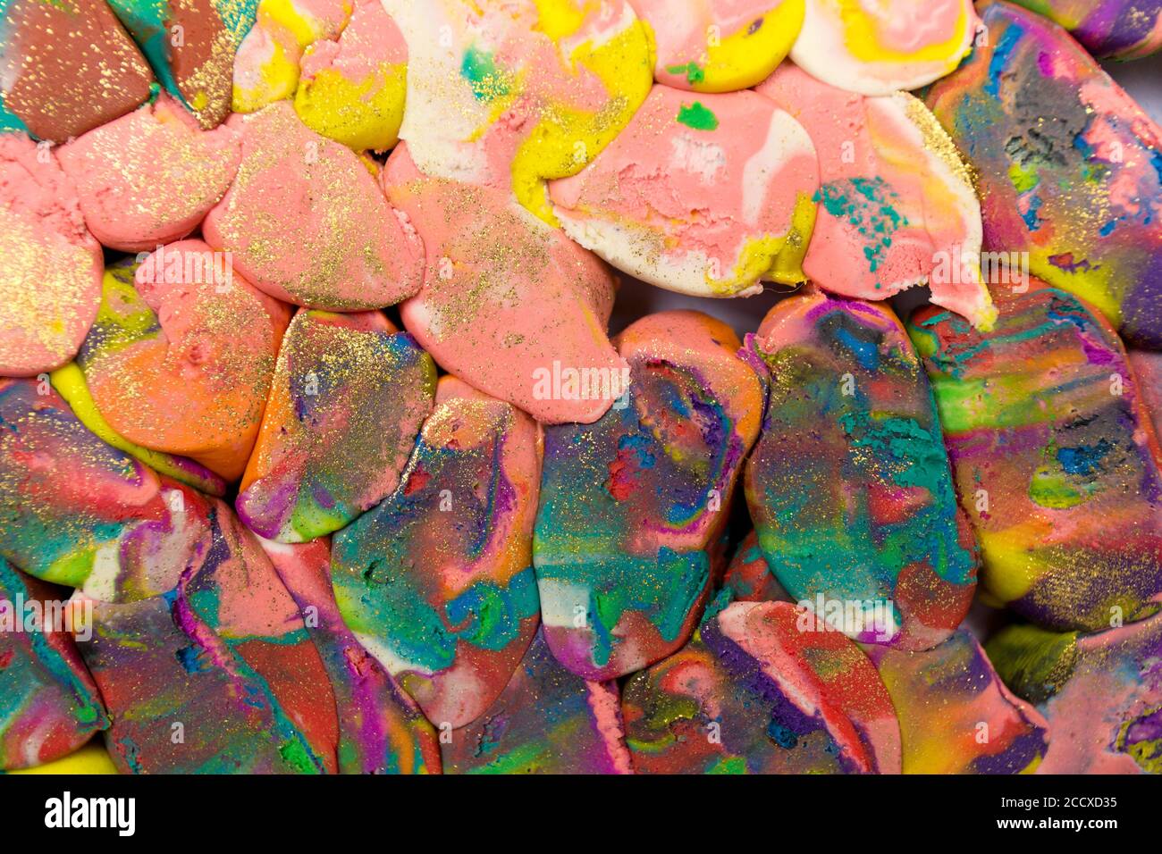 Colorful plasticine scale background. Close up texture Stock Photo - Alamy