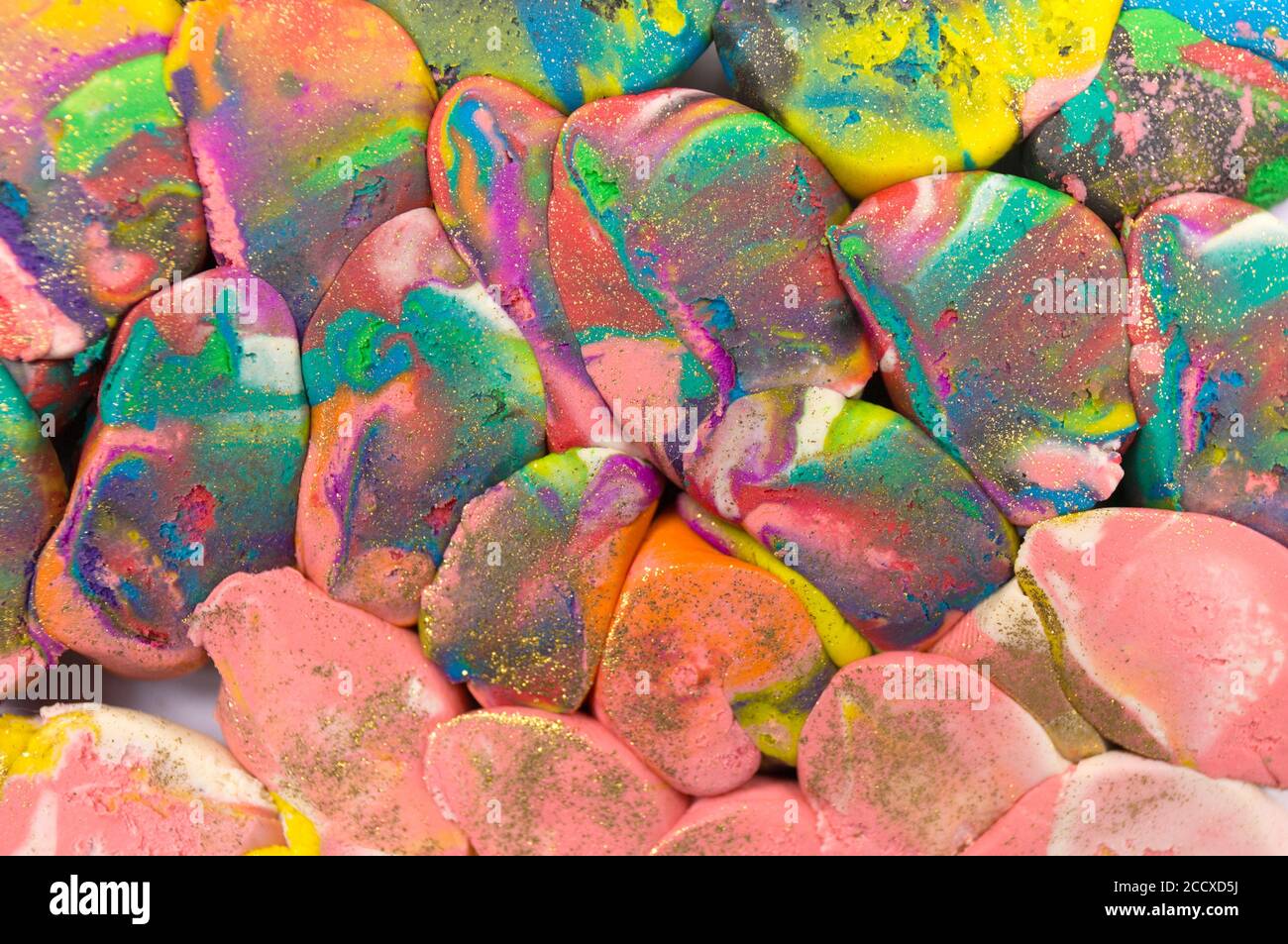 Colorful plasticine scale background. Close up texture Stock Photo - Alamy