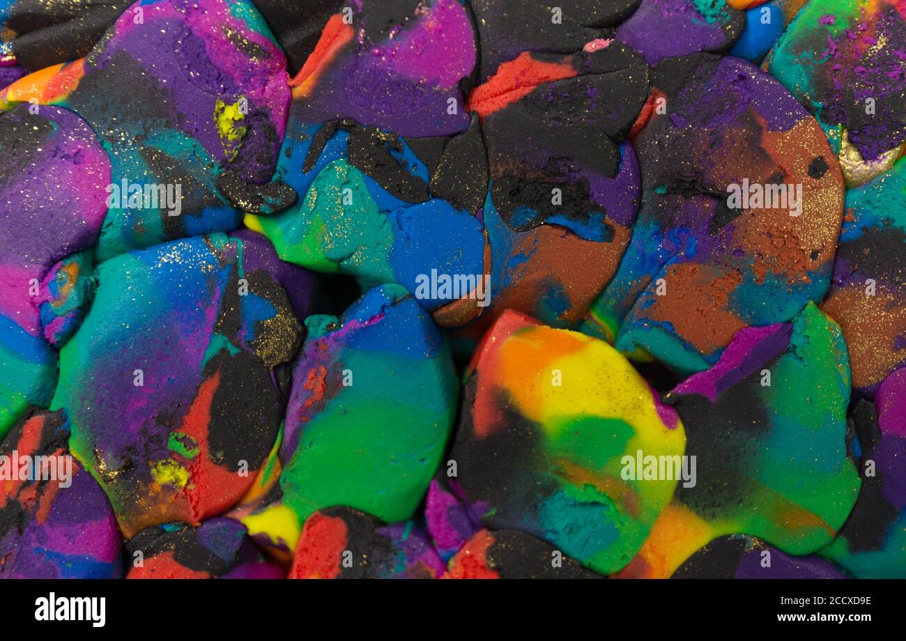 Colorful plasticine scale background. Close up texture Stock Photo - Alamy
