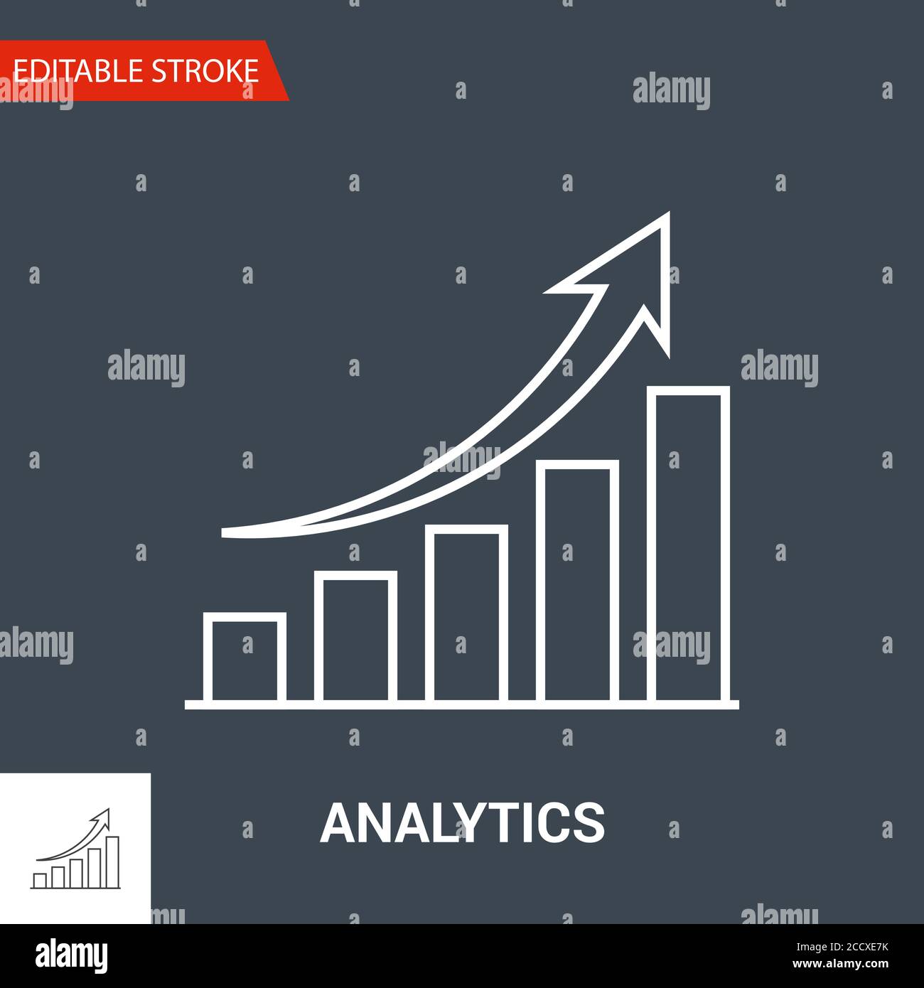 Analytics vector Icon Stock Vector Image & Art - Alamy