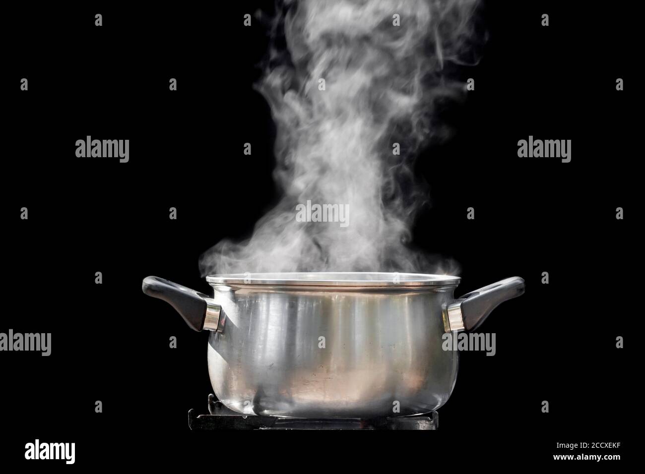 steam over cooking pot Stock Photo - Alamy