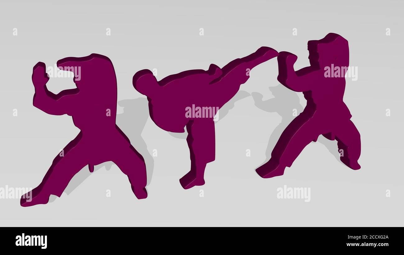 SPORT PEOPLE 3D icon casting shadow, 3D illustration Stock Photo - Alamy