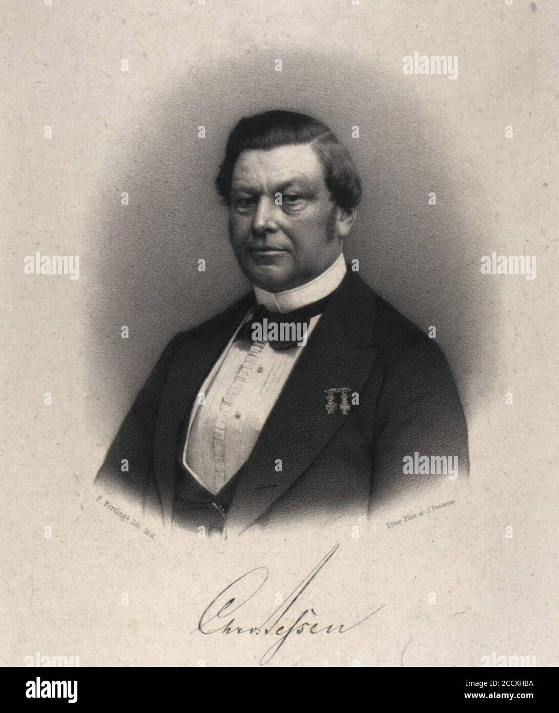 Johan Christian von Jessen Stock Photo - Alamy