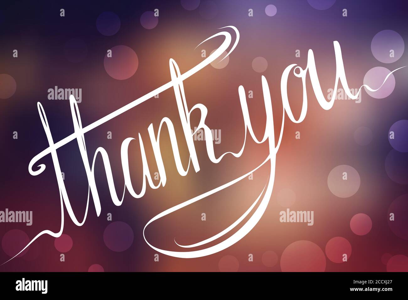 Handwritten Thank You Letter Stock Vector Images - Alamy