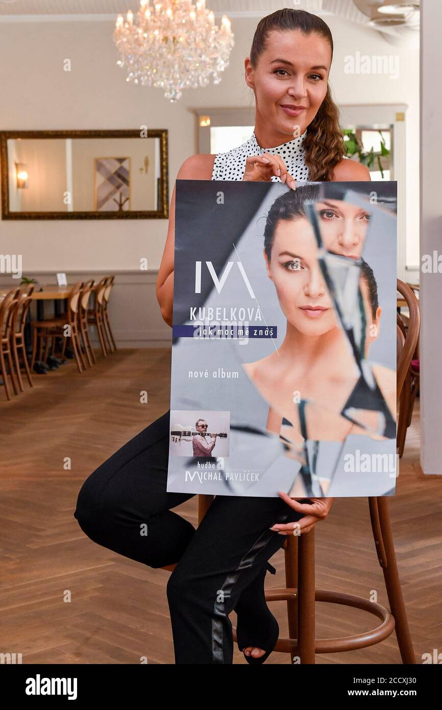 Prague, Czech Republic. 24th Aug, 2020. Czech model, moderator and ...