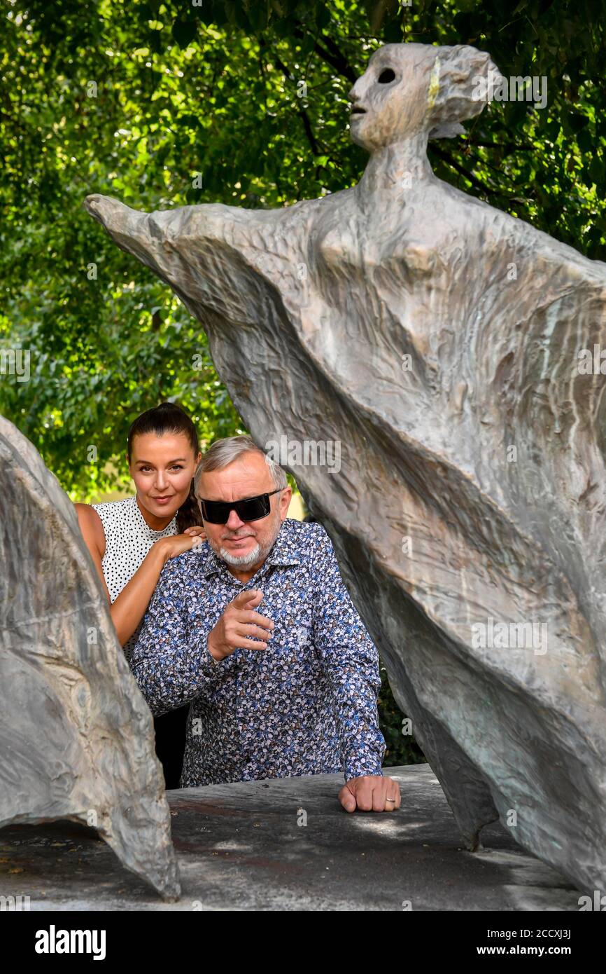 Prague, Czech Republic. 24th Aug, 2020. Czech model, moderator and ...