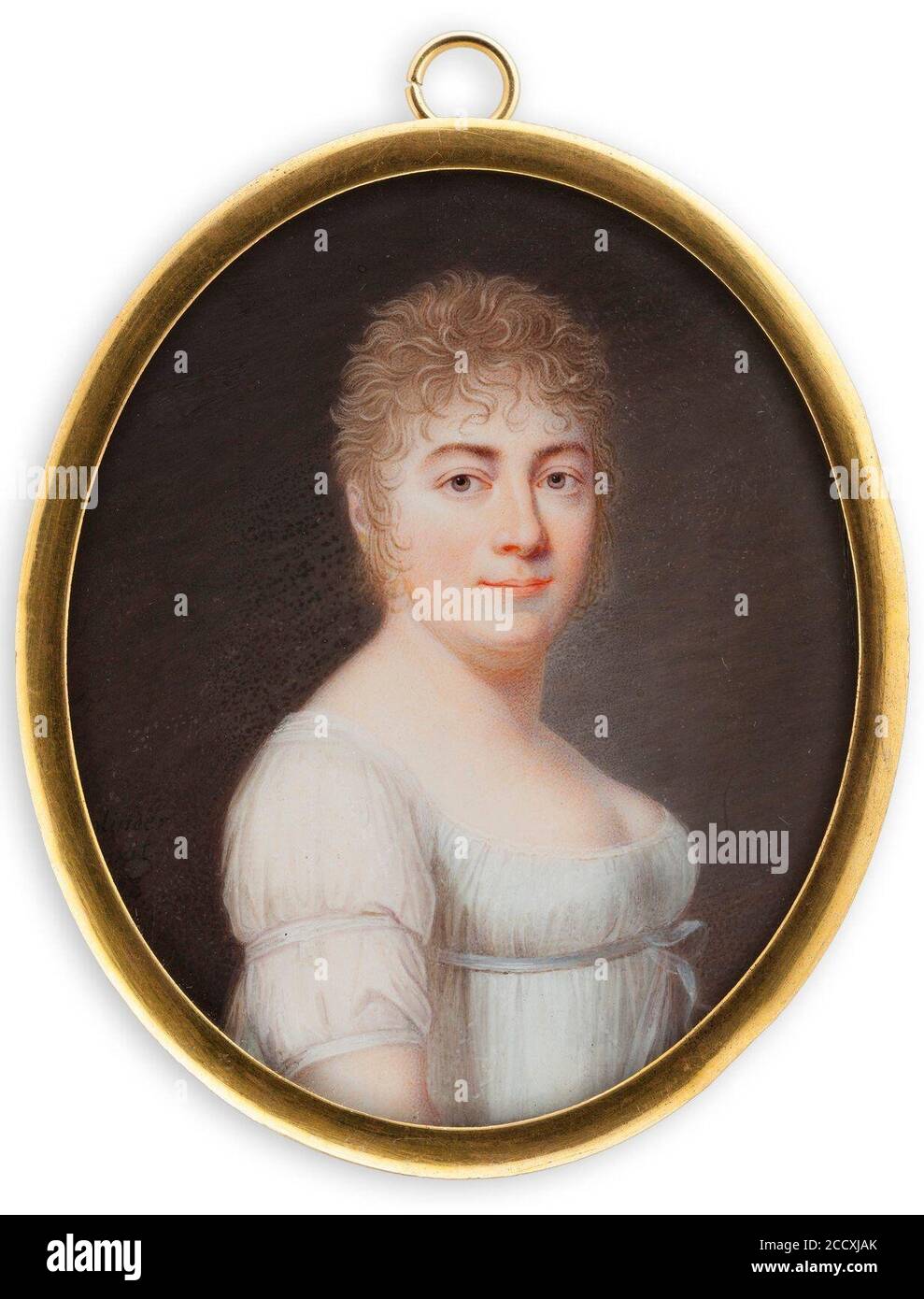 Johan Erik Bolinder - Portrait of a young lady Stock Photo - Alamy