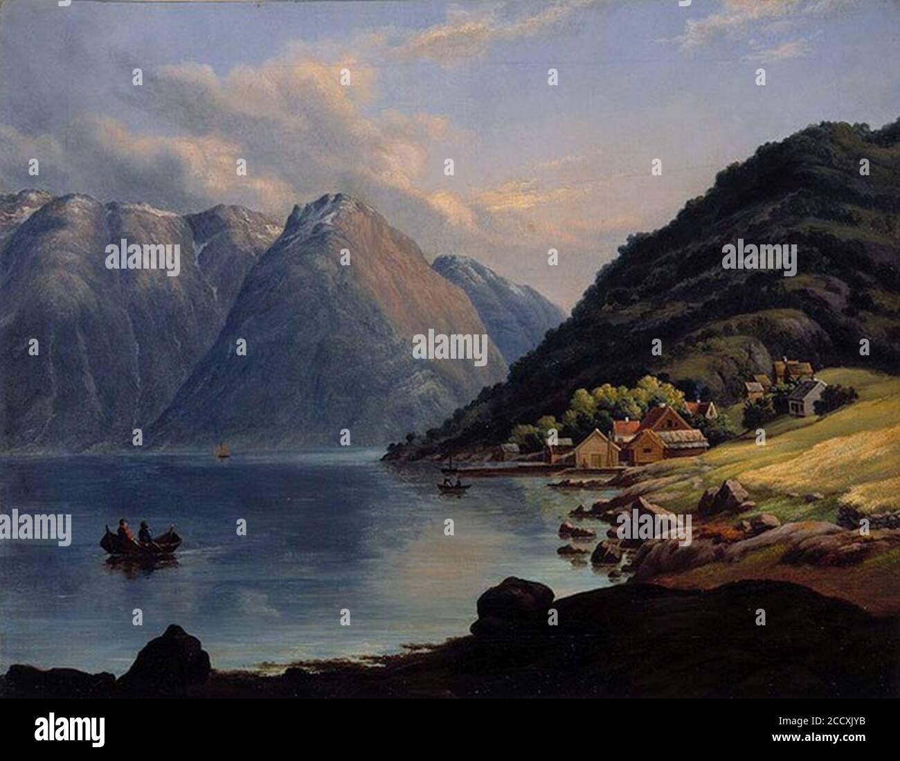 Johan Ludvig Losting - Fjordparti Stock Photo - Alamy