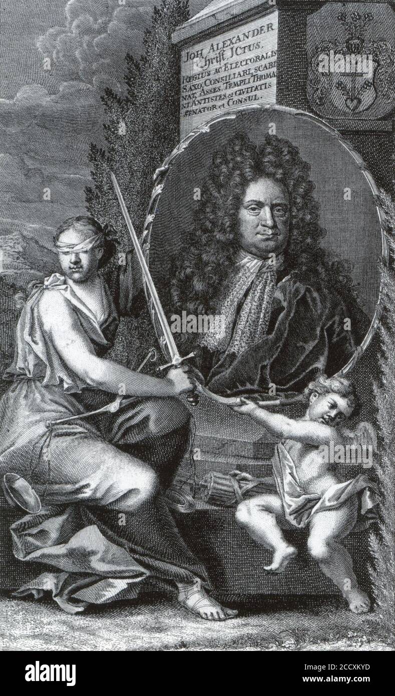 Johann Alexander Christ Stock Photo - Alamy