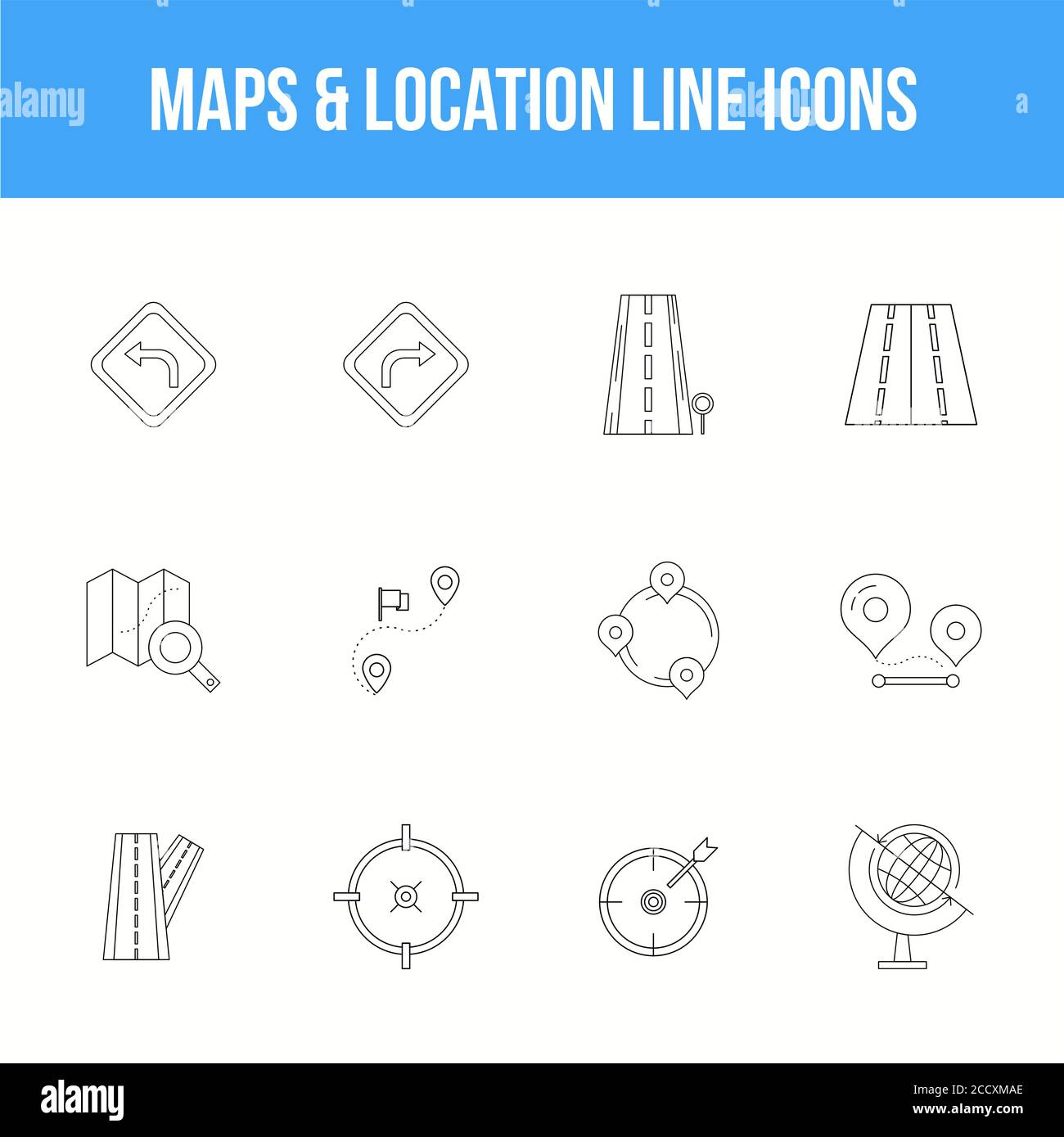 For two maps Stock Vector Images - Alamy