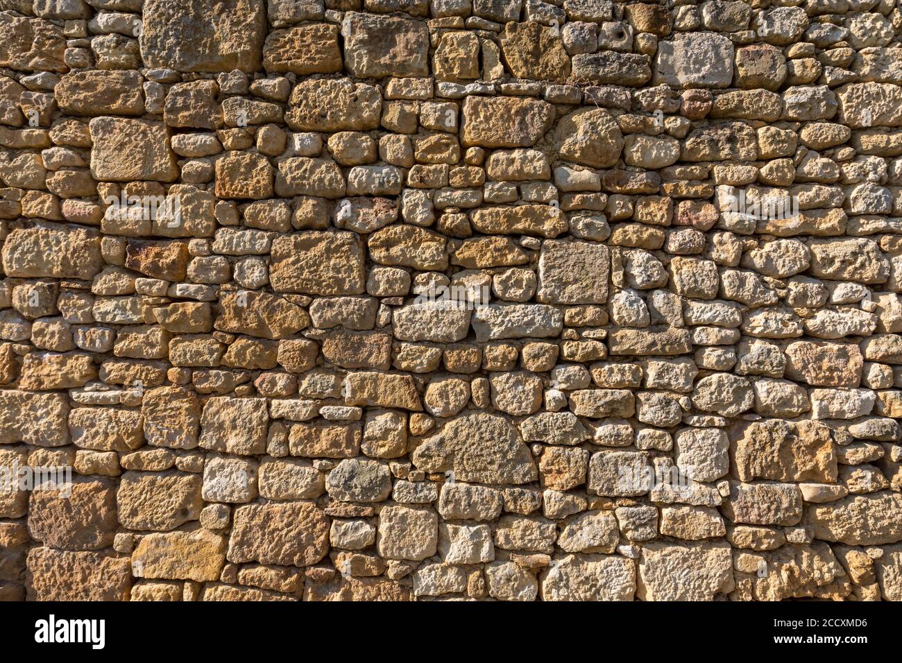 Medieval stone wall in Domme, Dordogne, France Stock Photo - Alamy
