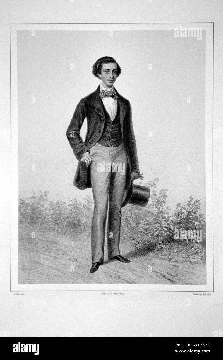 Johann Demidoff Litho Stock Photo - Alamy