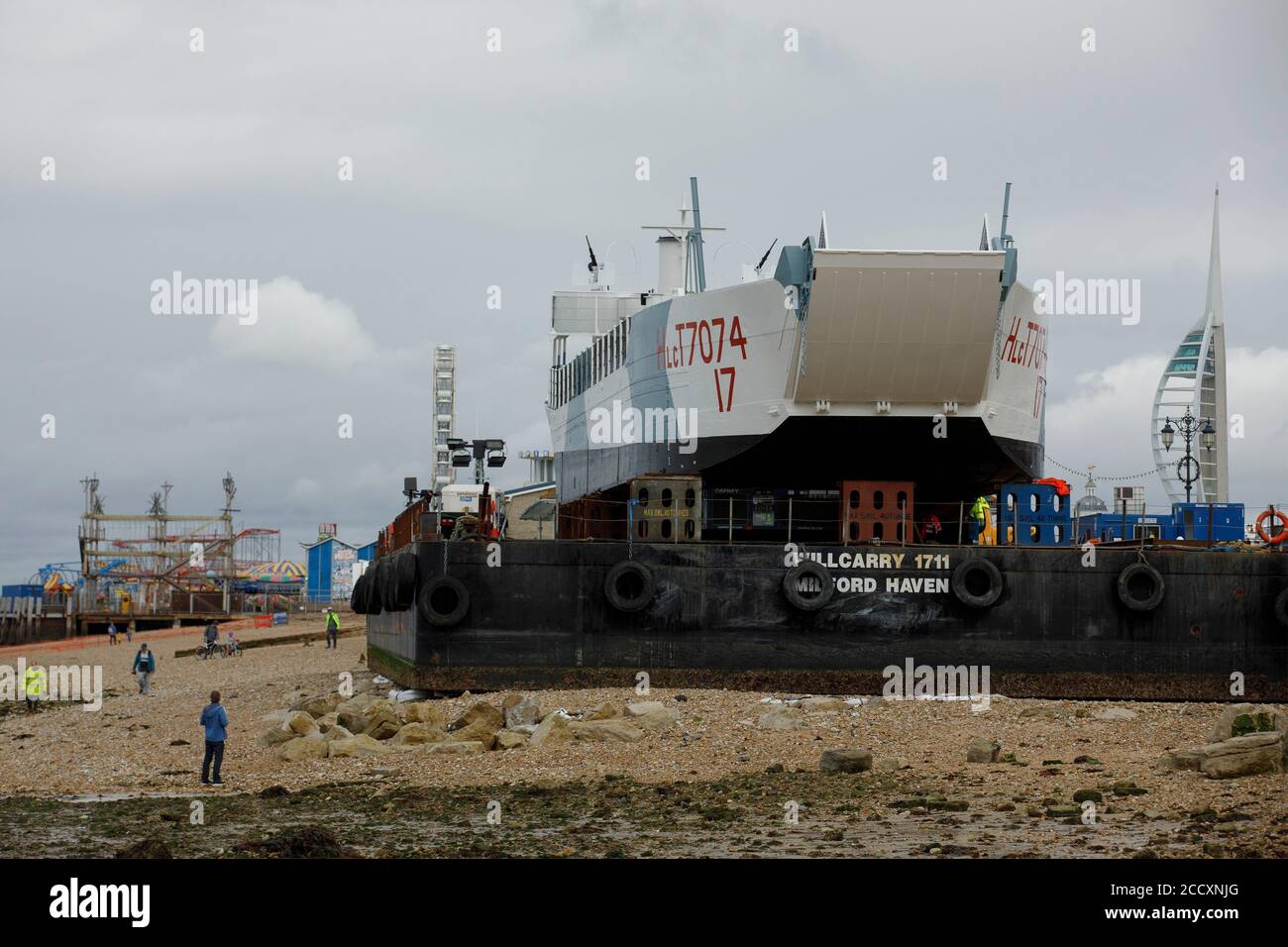 Lct 7074 d day landing craft hi-res stock photography and images - Alamy