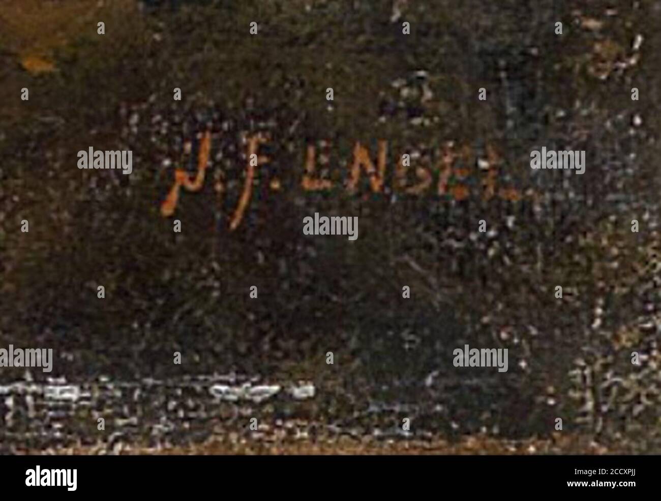 Johann Friedrich Engel Pocahontas signature Stock Photo - Alamy