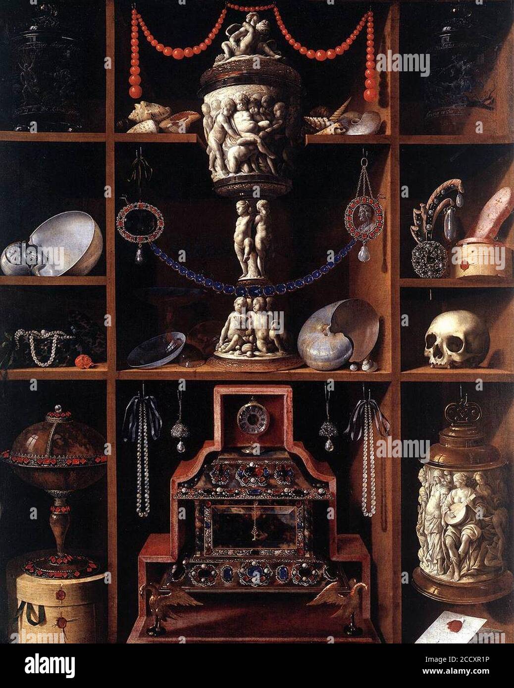 Johann Georg Hainz - Cabinet of Curiosities Stock Photo - Alamy
