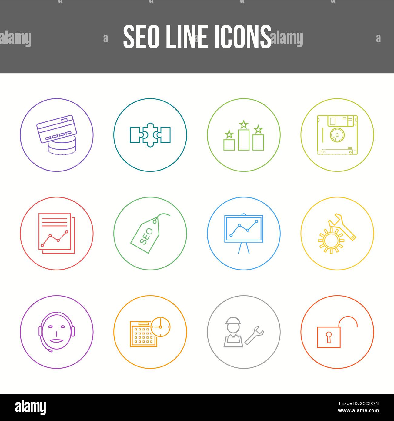 Seo rankings Stock Vector Images - Alamy