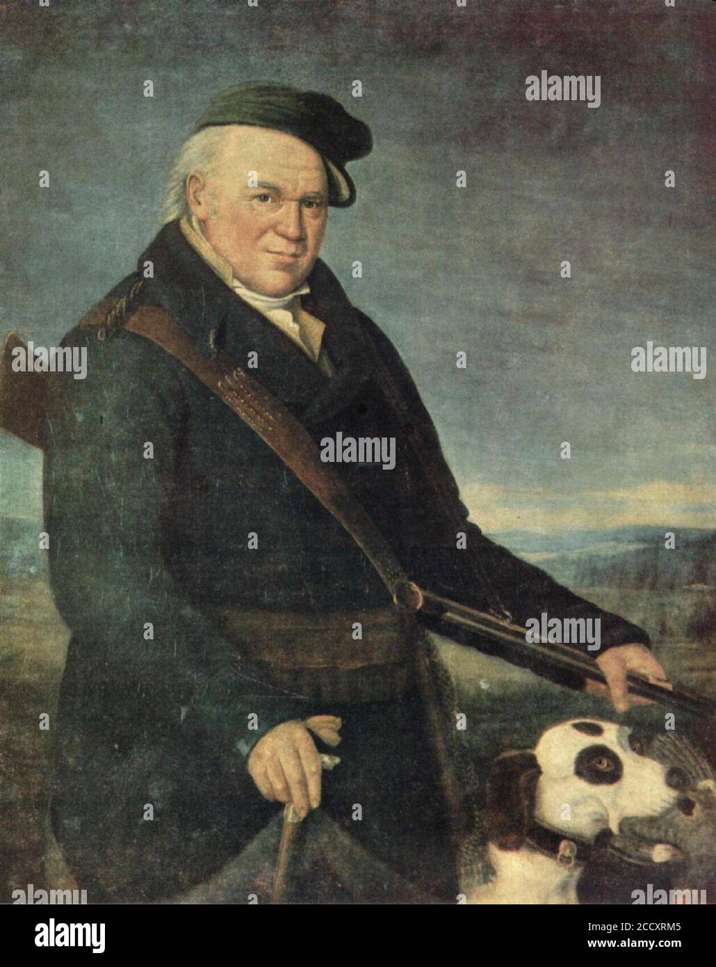 Johann Heinrich Baumann, self-portrait Stock Photo - Alamy