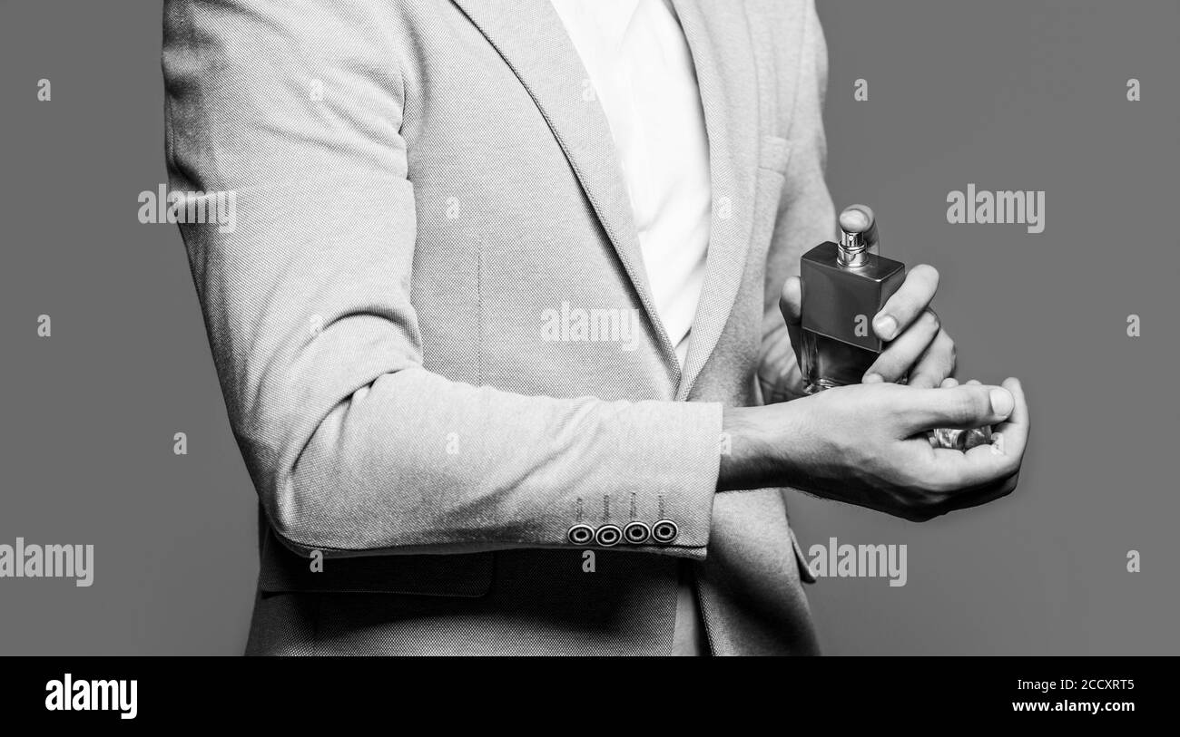 Male fragrance Black and White Stock Photos & Images - Alamy