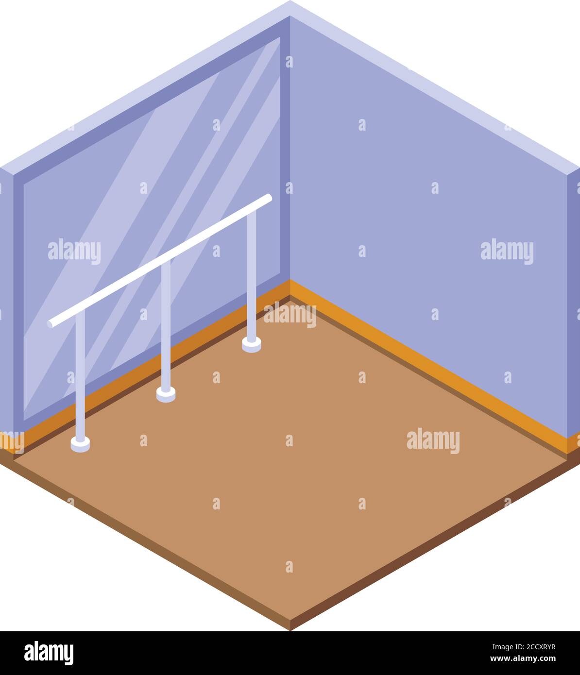 Ballet training room icon, isometric style Stock Vector Image & Art - Alamy