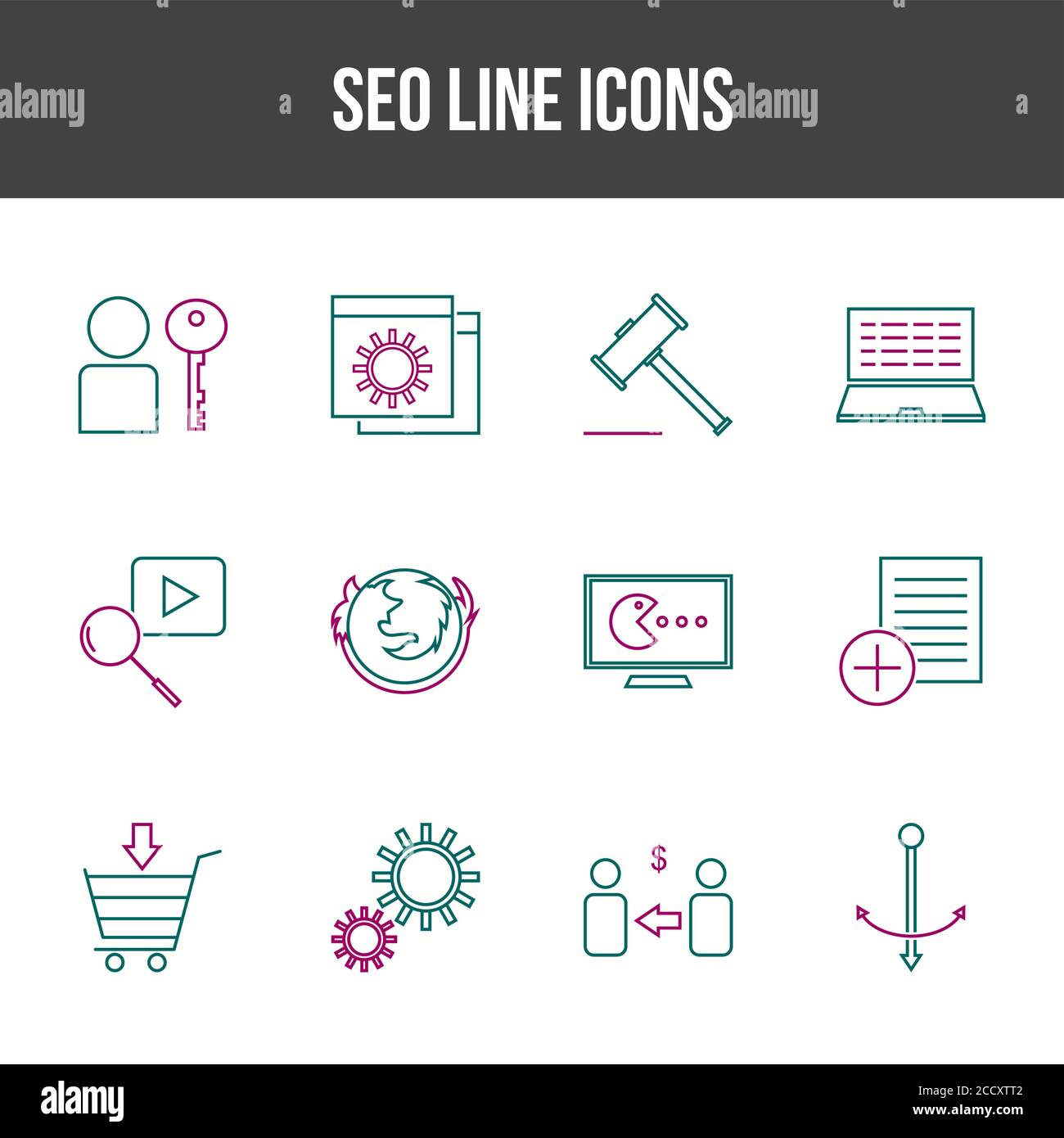 Advanced settings Stock Vector Images - Alamy