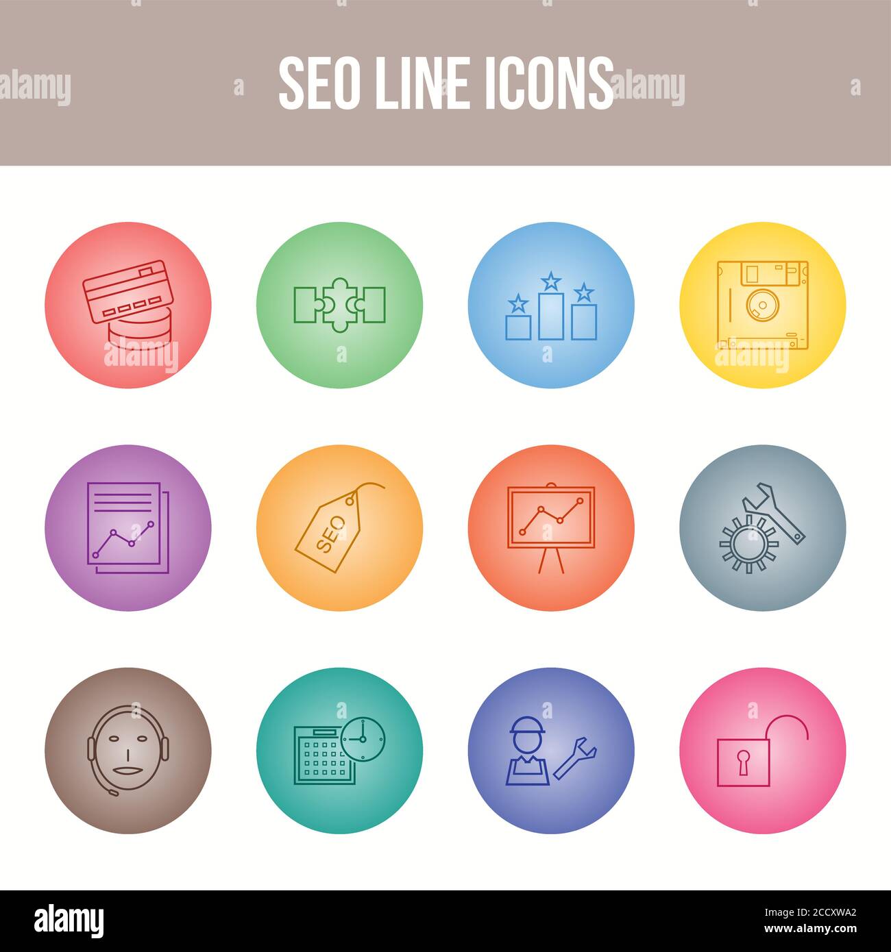 Seo rankings Stock Vector Images - Alamy