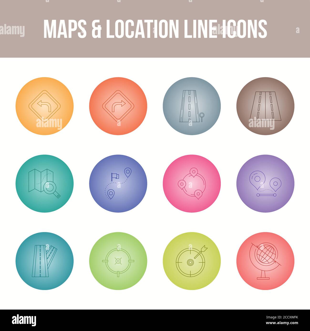 Unique Maps & location Line icon set Stock Vector Image & Art - Alamy Unique Maps & location Line icon set Stock Vector Image & Art - Alamy