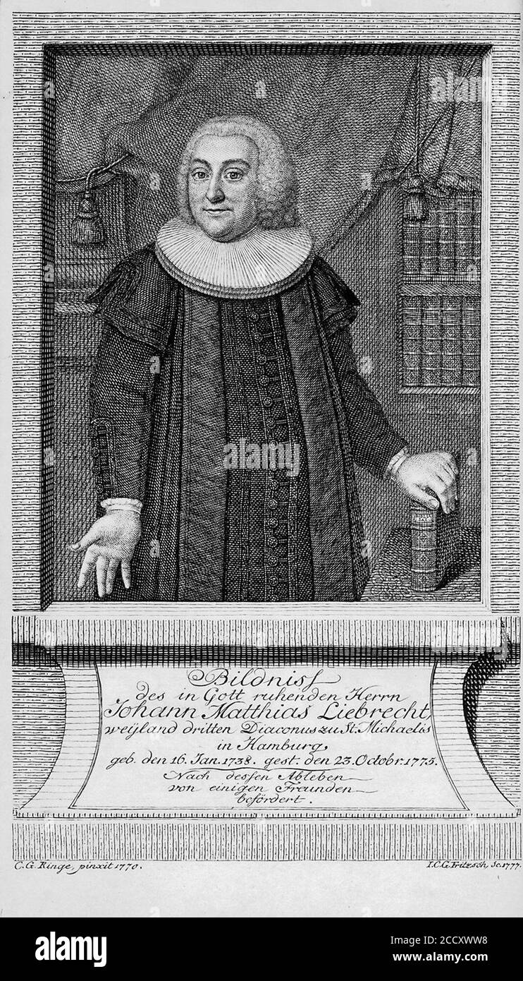 Johann Matthias Liebrecht Stock Photo - Alamy