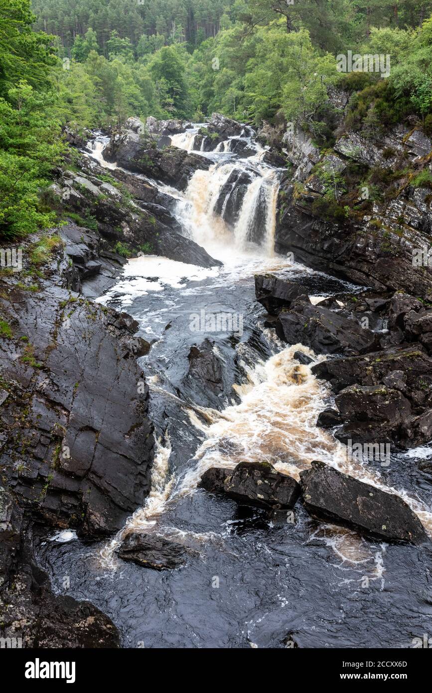 Rogie falls near Inverness, Scotland Stock Photo - Alamy