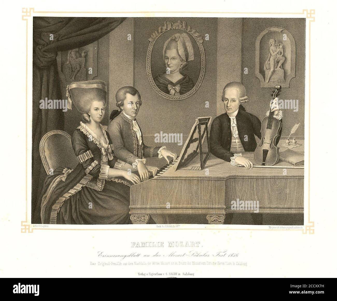Wolfgang Amadeus Mozart Family Tree