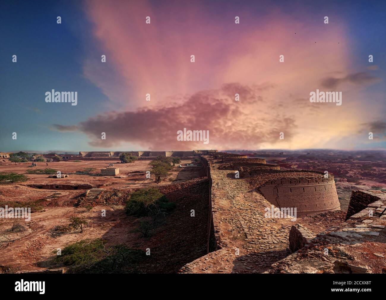 forts in desert of Pakistan Stock Photo - Alamy