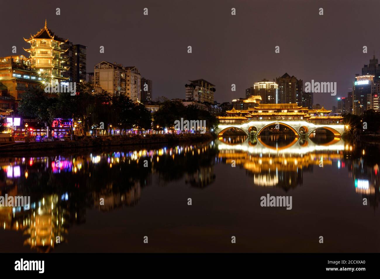 Chengdu night view hi-res stock photography and images - Alamy