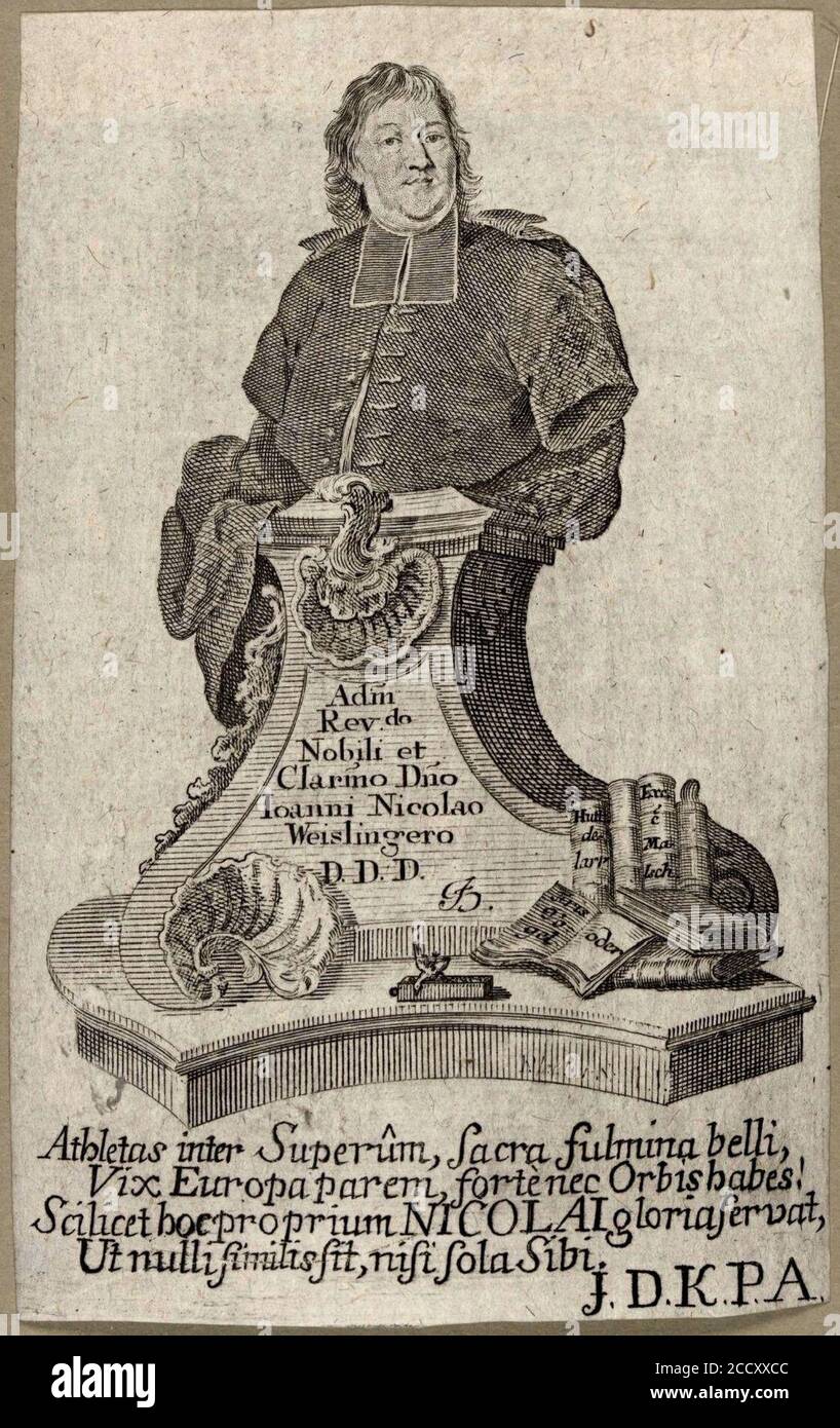 Johann Nikolaus Weislinger Stock Photo - Alamy