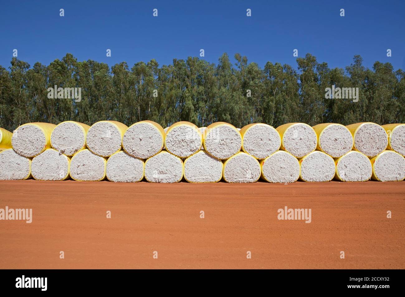 Stacks of cotton in Mato Grosso state, Brazil Stock Photo - Alamy