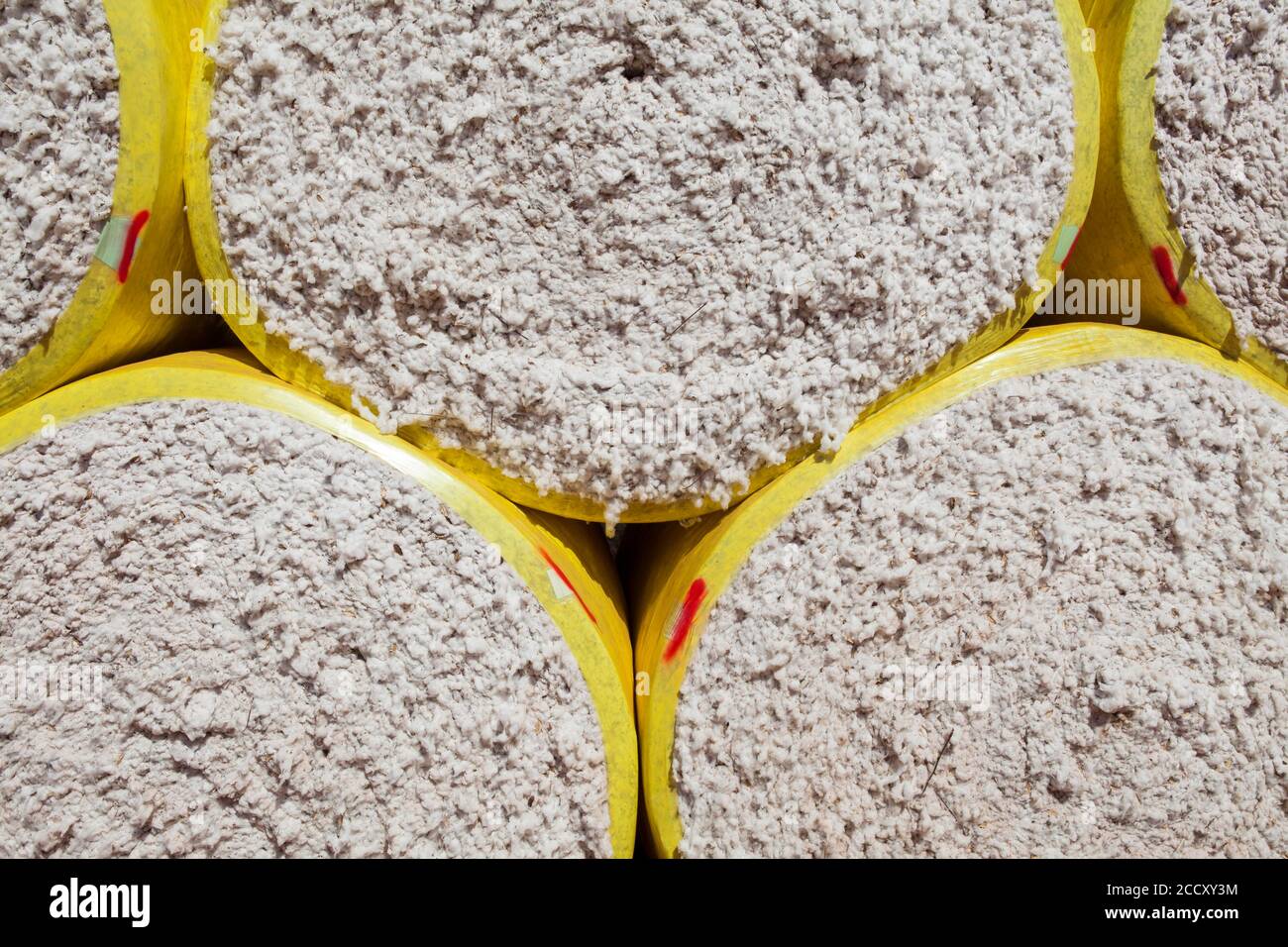 Stacks of cotton in Mato Grosso state, Brazil Stock Photo - Alamy