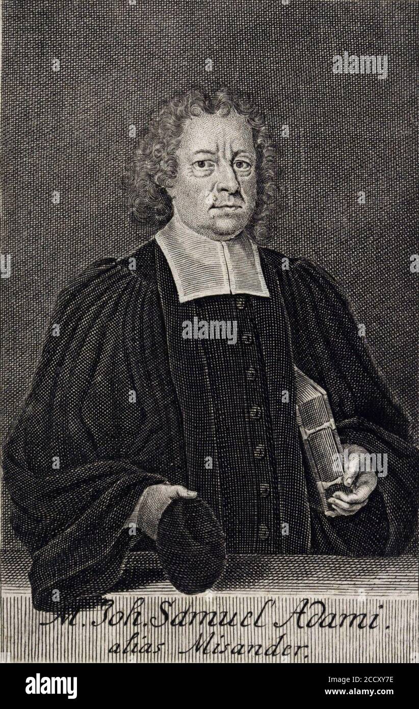 Johann Samuel Adami Stock Photo - Alamy