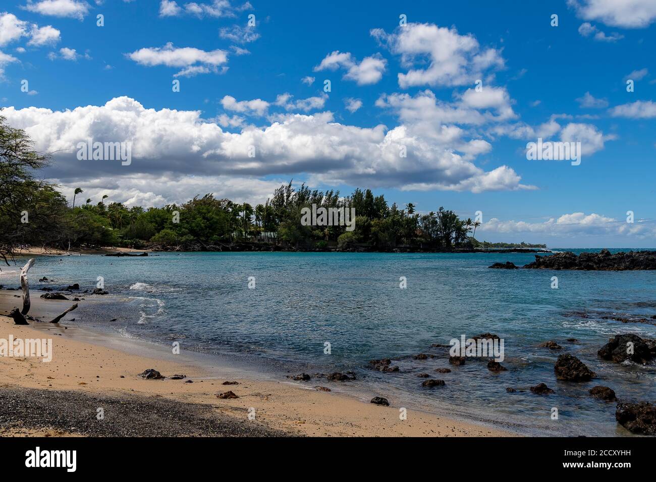 Sandy part of the bay, Hapuna Beach State Recreation Area Waialea Bay ...