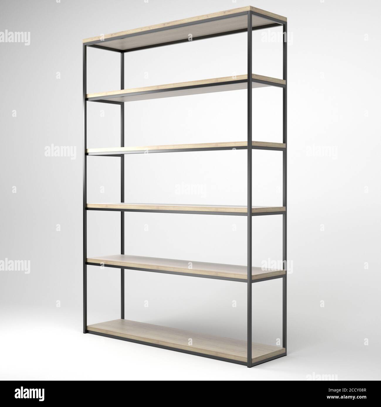 3d illustration of a modern loft-style rack Stock Photo - Alamy