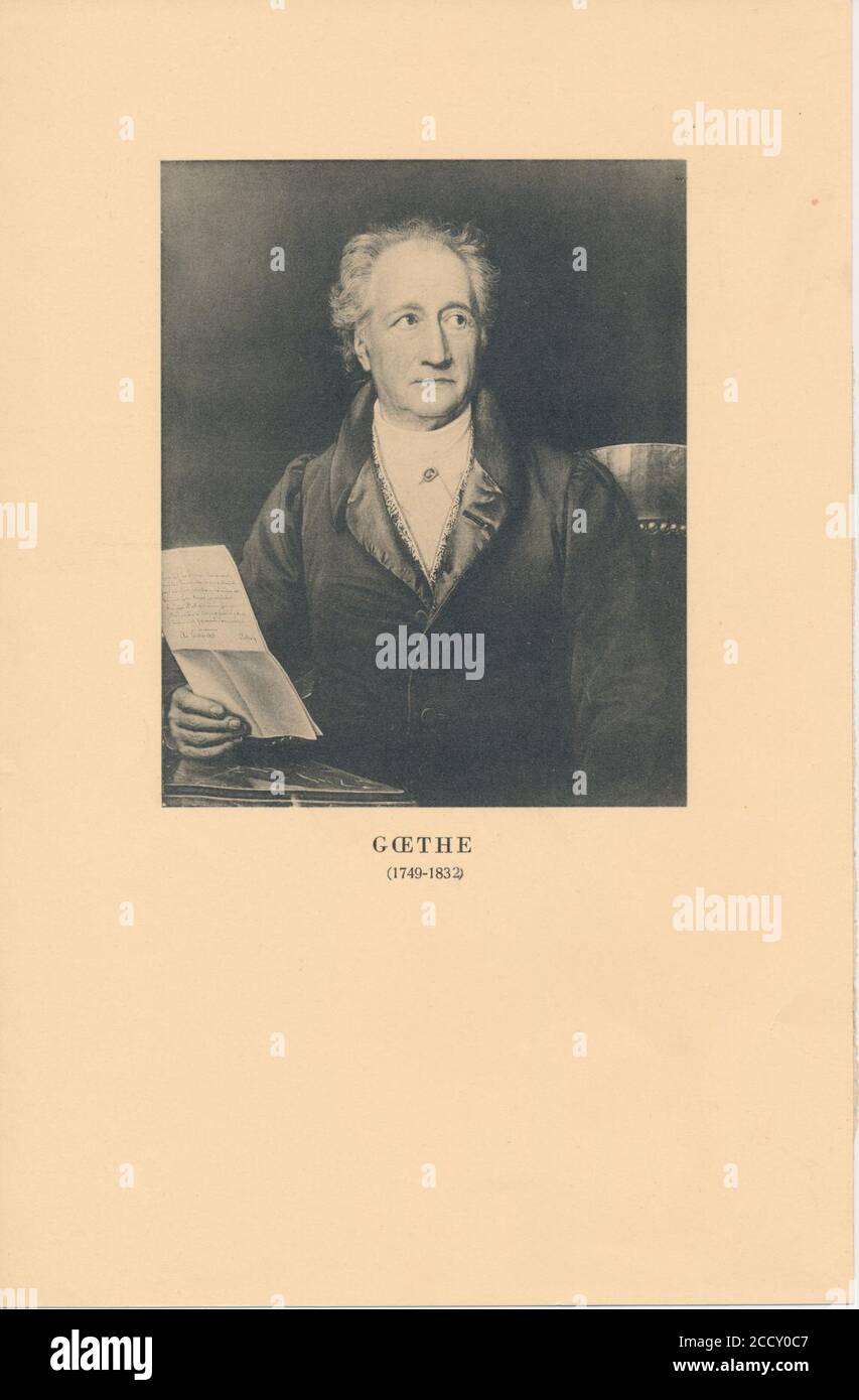 Johann Wolfgang von Goethe 1749-1832 Erfgoedcentrum Rozet 300 191 d 2 A ...