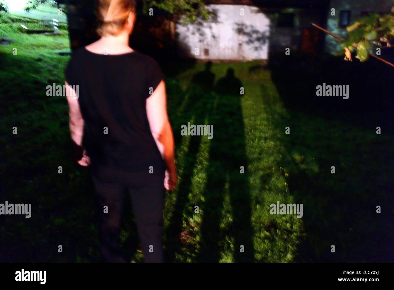 Crime back view hi-res stock photography and images - Alamy