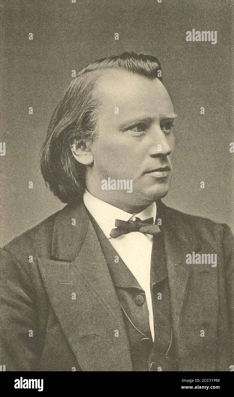 Johannes brahms 1833 1897 hi-res stock photography and images - Alamy