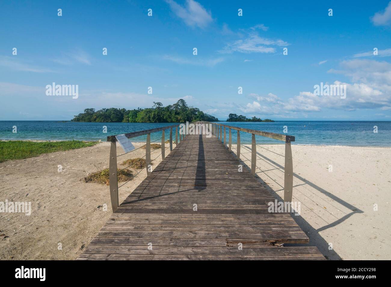 Bridge to Isla Horacio, Sipopo, Bioko, Equatorial Guinea Stock Photo ...