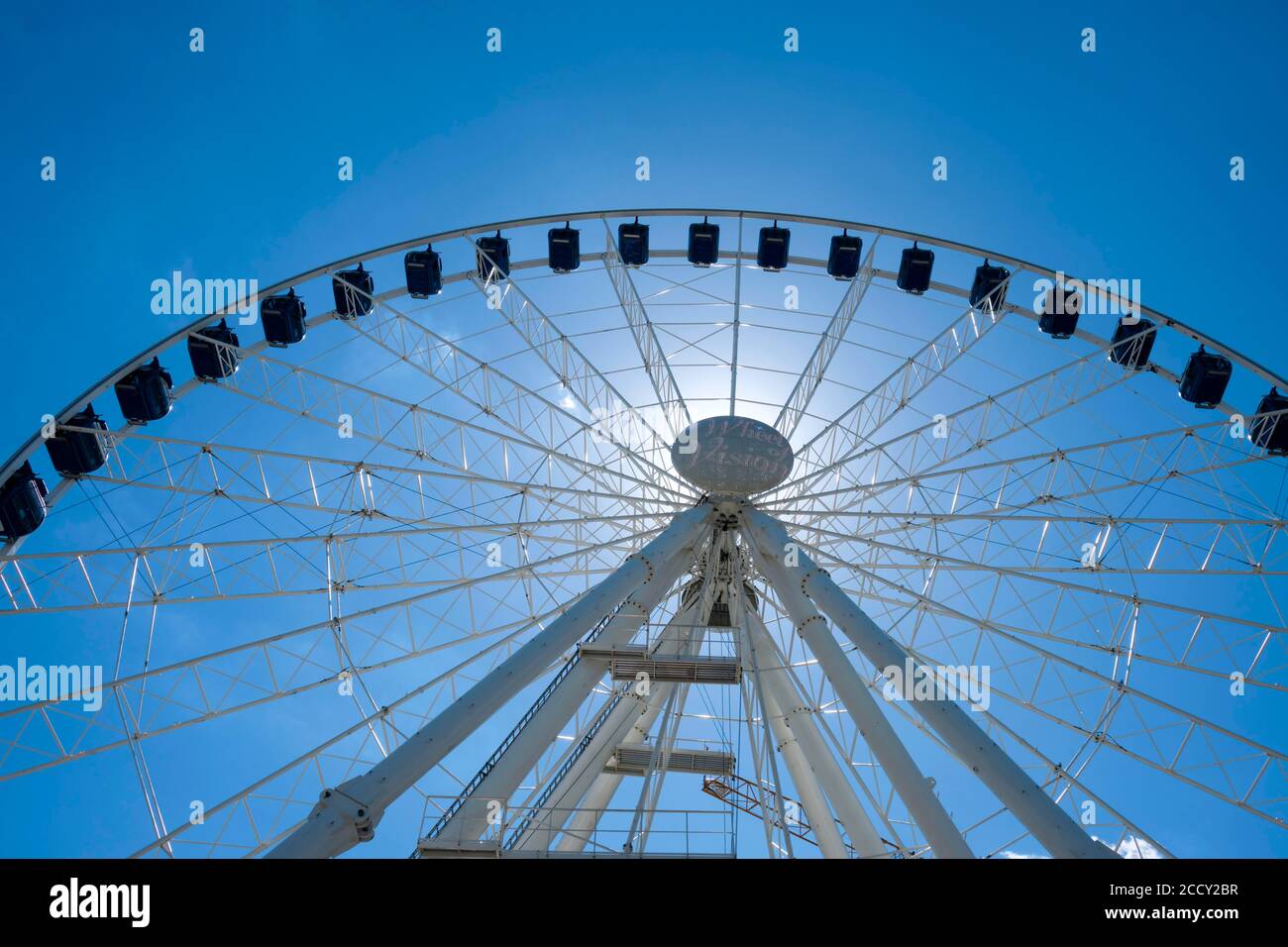 Merry go round ferris wheel summer fair hi-res stock photography and ...