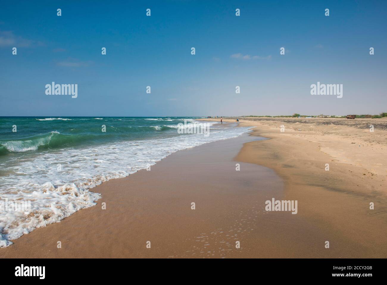 Indian ocean coast near the coastal town of Berbera, Somaliland ...