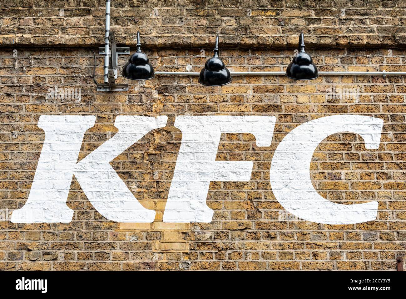 American fast food chicken restaurant chain Kentucky Fried Chicken (KFC ...