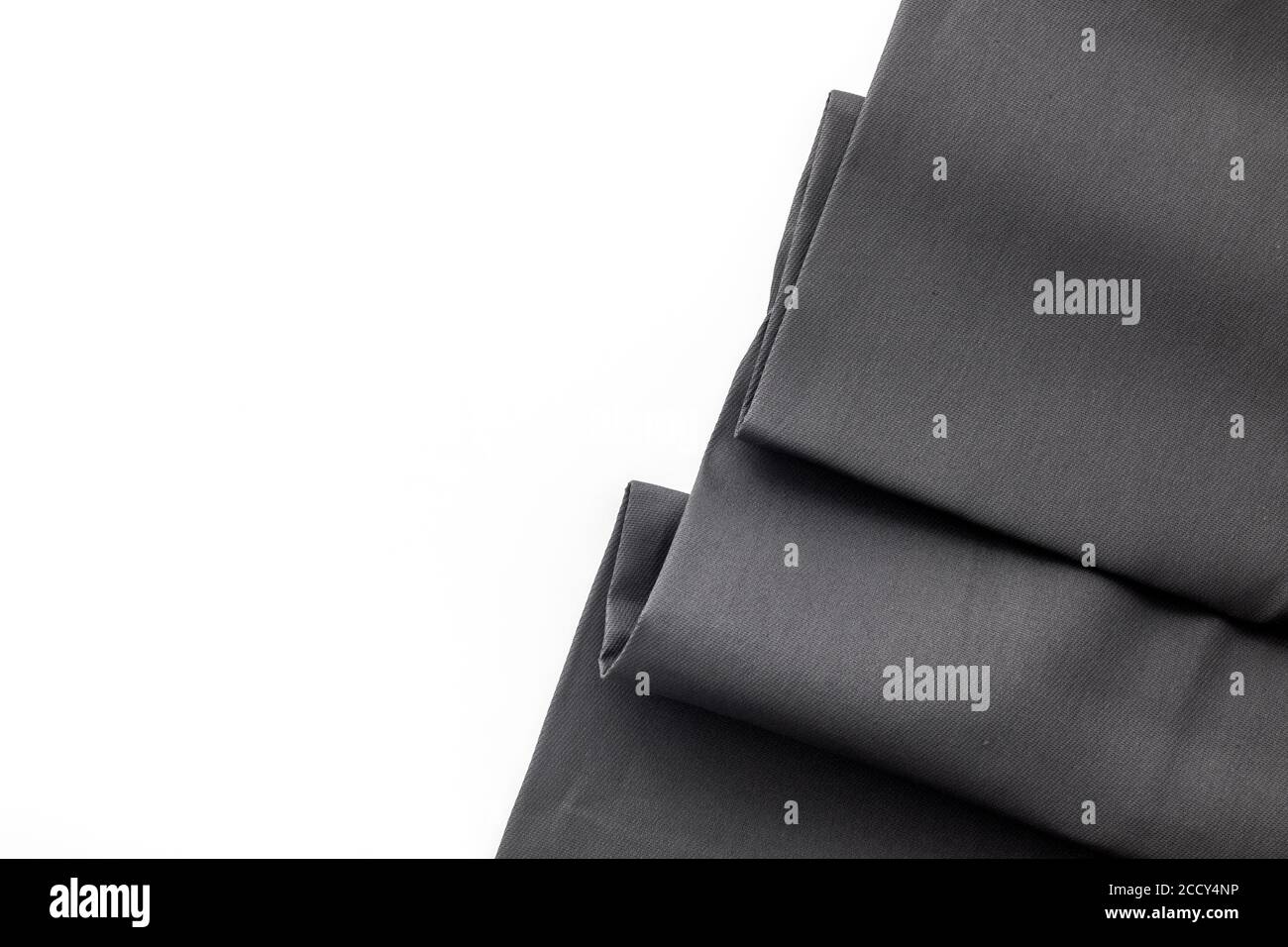 Background fabric texture. Cloth cotton copy space. Top view Stock ...