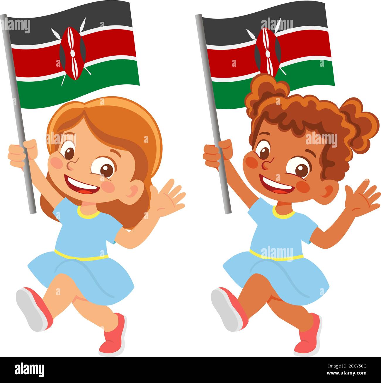 Kenyan girl Stock Vector Images - Alamy