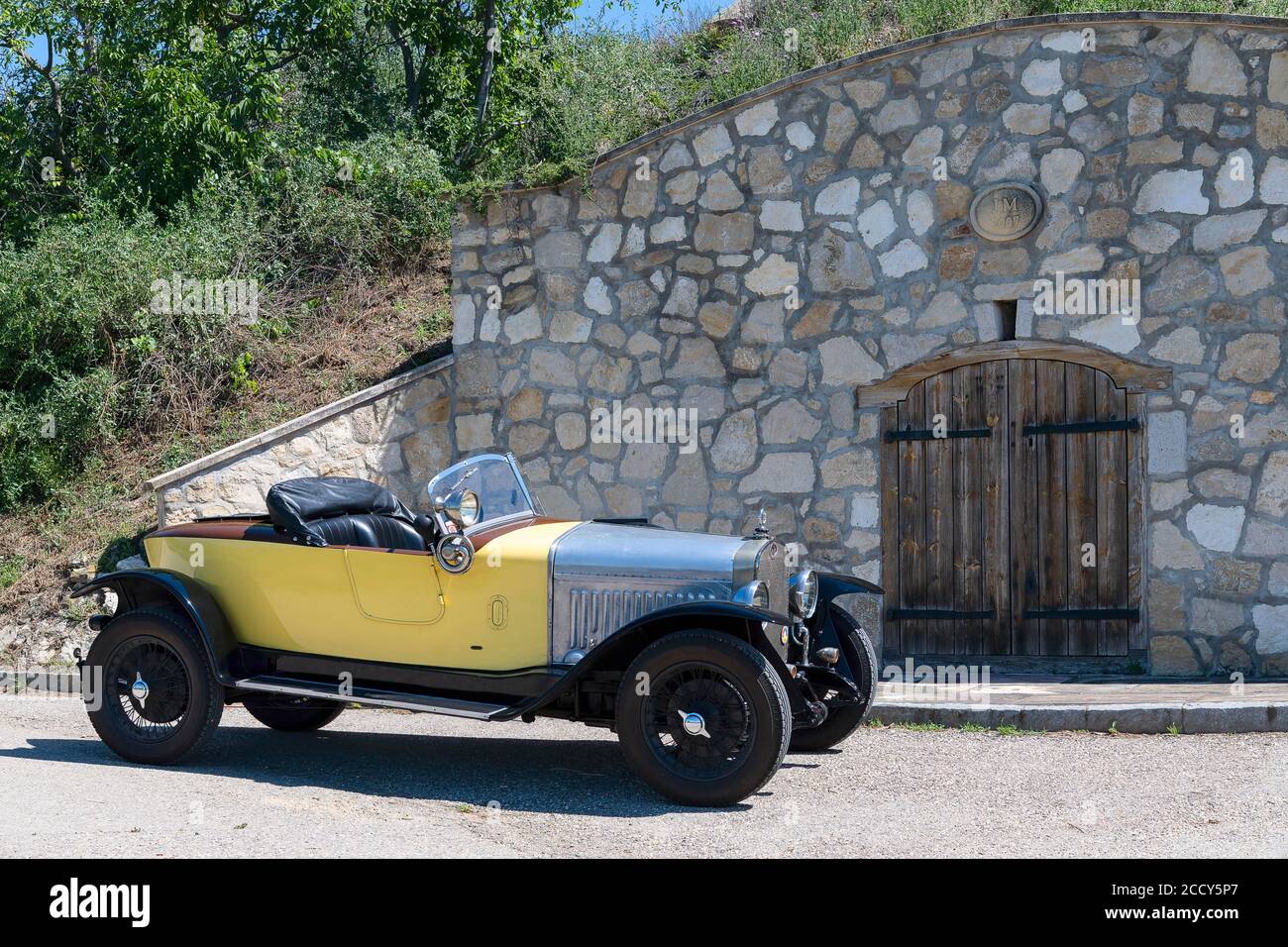Oldtimer Delage DISS, Delage DISS, built 1925, yellow, Austria Stock ...